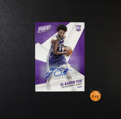 2017 Black Friday De'Aaron Fox Rookie Autograph Sacramento Kings ...