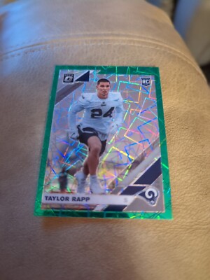 2019 Donruss Optic Green Velocity #129 Taylor Rapp RC RAMS ROOKIE | eBay
