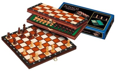PHI2701 - SCHACH Chess Set - 30cm Folding Wood Board | eBay Australia