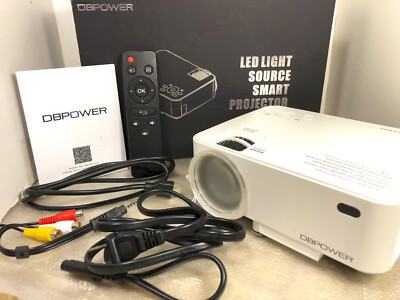 DBPOWER T20 1500 Lumens LCD Mini Projector Complete In Box 754970048240 ...