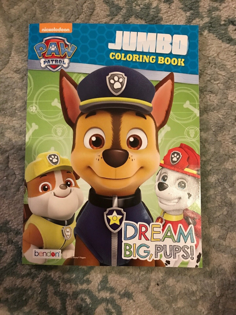 Paw Patrol Jumbo Coloring And Activity Book New Ebay