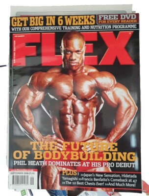 Flex Magazine August 2006 Vol 24 #6 Phil Heath Future of Bodybuilding ...