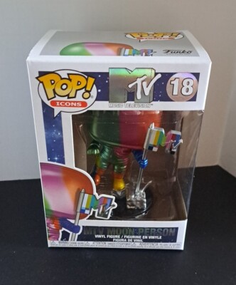 Funko Pop! Vinyl: MTV - MTV Moon Person (Rainbow) (Metallic) #18 ...