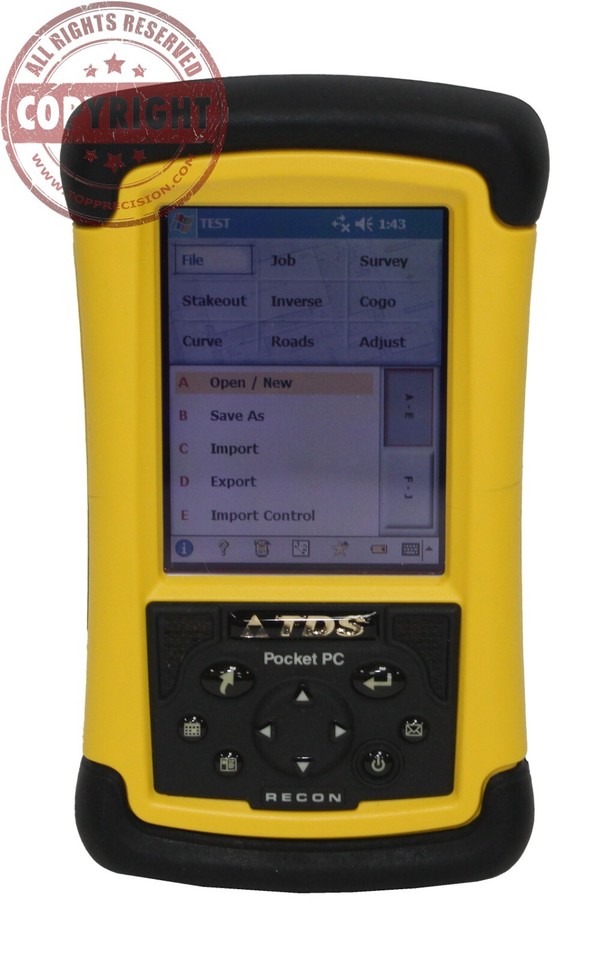TRIMBLE RECON DATA COLLECTOR SURVEY PRO,SURVEYING,SPECTRA,TOPCON,SOKKIA ...