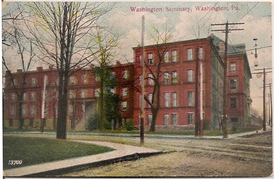 Washington Seminary in Washington PA Postcard | eBay