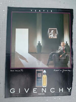 Publicité papier Parfum. Givenchy Ysatis de 1987 - Perfume Ad | eBay