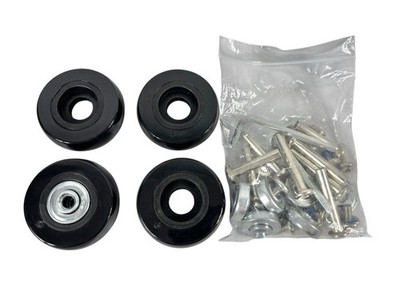 4-Pack Replacement Trolley Wheels with Hardware | eBay