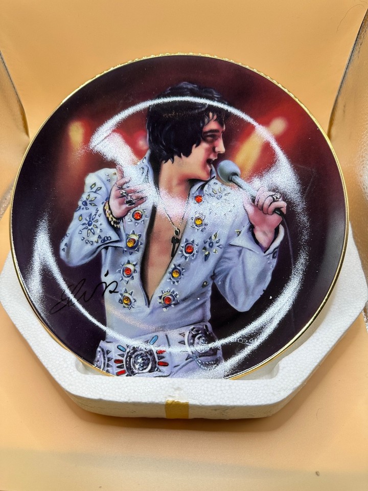 Bradford Exchange “The Inspiration” plate Remembering Elvis series | eBay