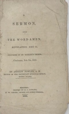 Andrew Rector of the / SERMON UPON THE WORD AMEN Revelation XXII 21 ...