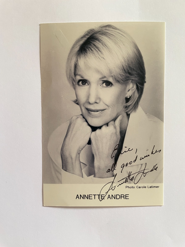 Annette Andre - Randall & Hopkirk - Original Hand Signed Autograph ...