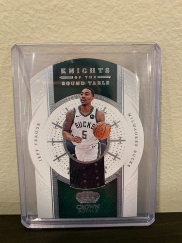 Jeff Teague 2021-22 Crown Royale Knights Of The Round Table GU Material ...