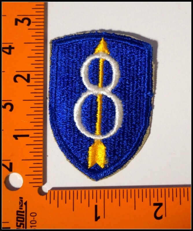 Military Patches Dealer Lot of 6 US Army 8th Infantry Division New OS # ...