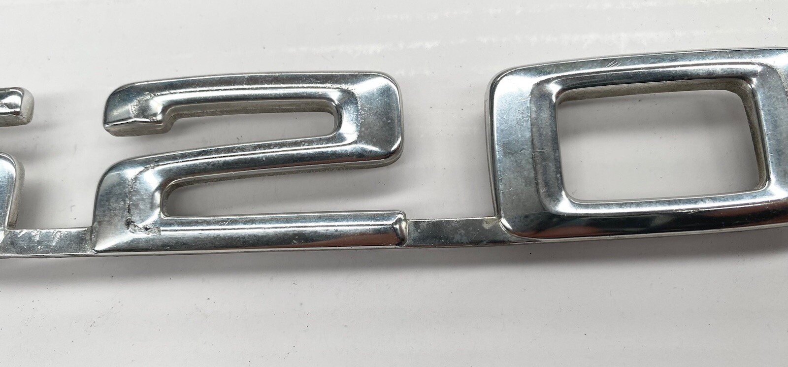 1 x BMW ALLOY 520 BOOT Badge Script Emblem Sedan / Coupe | eBay