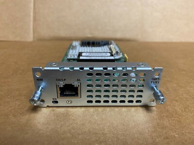 CISCO NIM-1MFT-T1/E1 1-Port Multi-flex Trunk Module Clear-channel Card ...