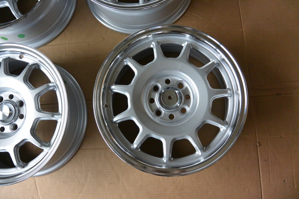 For Miata Route MX5 Civic E30 EG6 DC2 JDM Rally Style 15" Wheels Rim ...