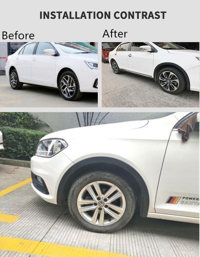 2x 59" Arch Strip Car Fender Flare Extension Wheel Eyebrow Moulding ...