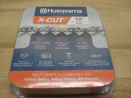 NEW HUSQVARNA X-CUT 18" CHAINSAW CHAIN | eBay