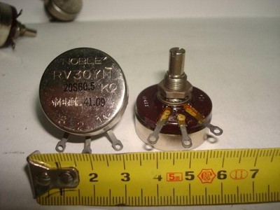 CARBON POTENTIOMETER. CARBON POTENTIOMETER. NOBLE RV30YN 500Ohm. HIFI ...