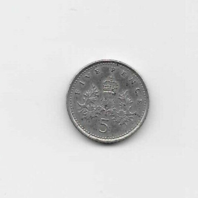 1994 Great Britain 5 pence coin Queen Elizabeth II | eBay