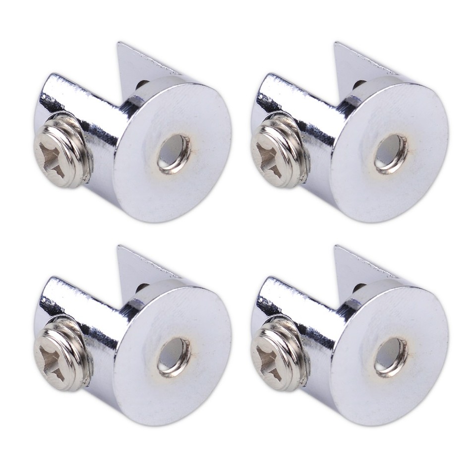 4PCS Adjustable Brackets Holder Clip for 5mm-8mm Glass Clamp Shelf ...
