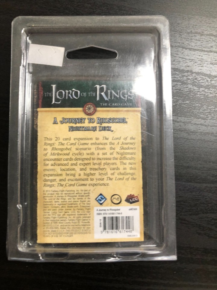 Lord of the Rings LCG Nightmare Deck: A Journey to Rhosgobel | eBay