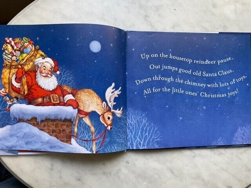 2003 HALLMARK STORIES OF SANTA STORYBOOK OF TWO SANTA SONGS CHRISTMAS ...