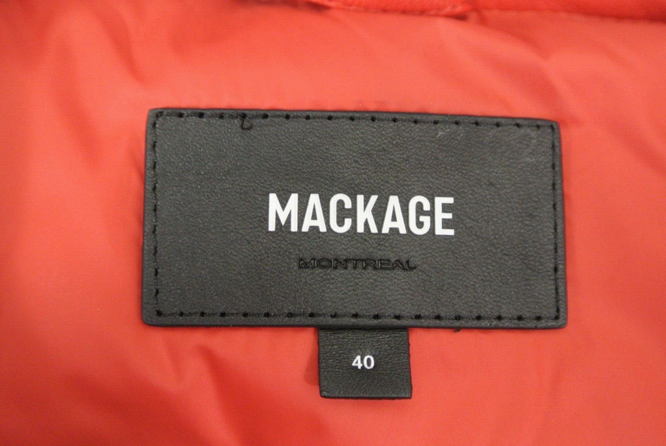 Mackage Men's Kellan 800 Fill Power Down Puffer Vest In Red SZ 40 #SJ1039 | eBay