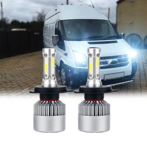FOR Ford Transit MK7 Led Bulb H4 110W 6000K Headlight Bulbs Super White ...