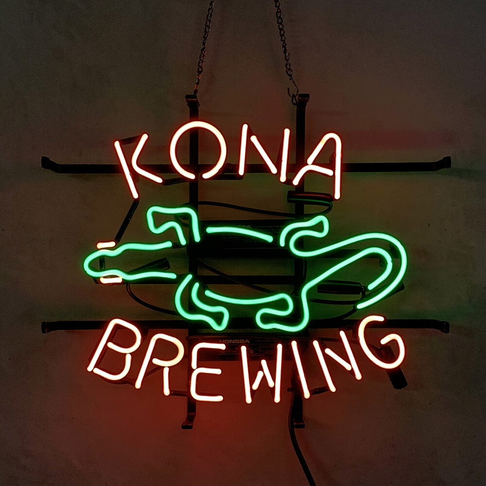 Kona Brewing Gecko Neon Sign Light Beer Bar Pub Wall Hanging Visual Art ...