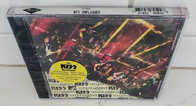 KISS UNPLUGGED 1ST ISSUE REMASTERED CD. USA MERCURY SEALED HYPE STICKER ...