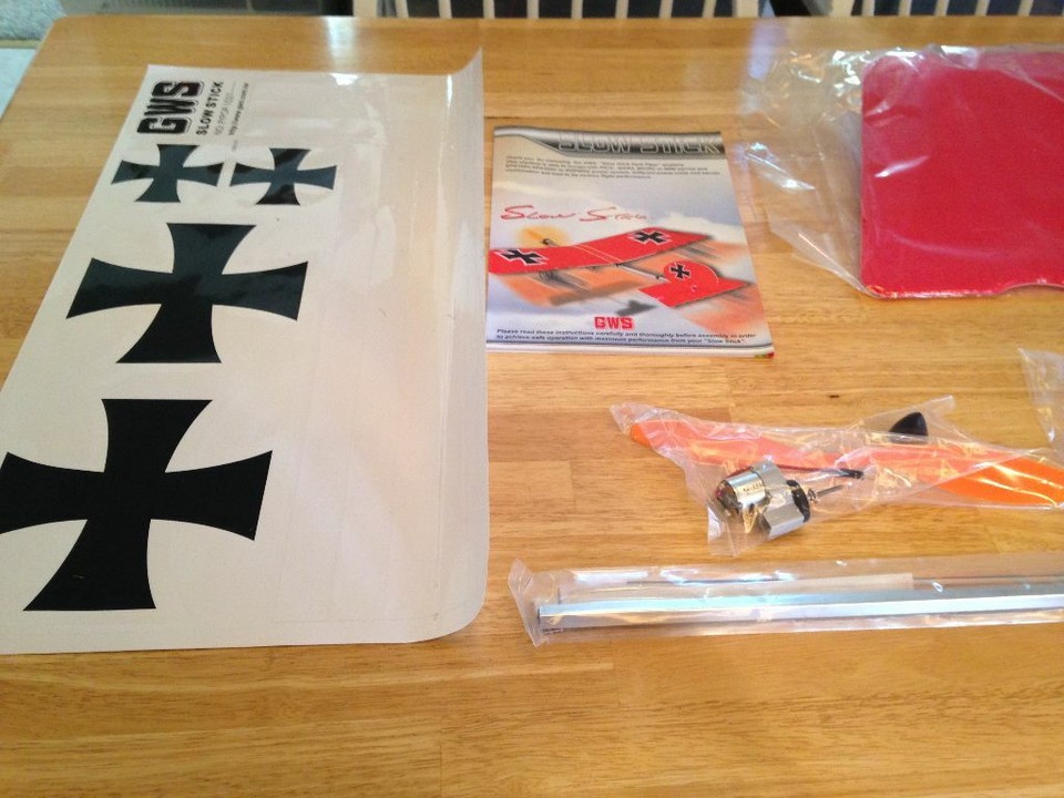 GWS Slow Stick RC Airplane ARF Kit With Motor System | eBay