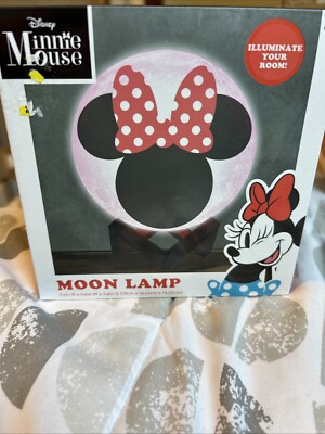 DISNEY - MINNIE MOUSE Moon Lamp NIB | eBay