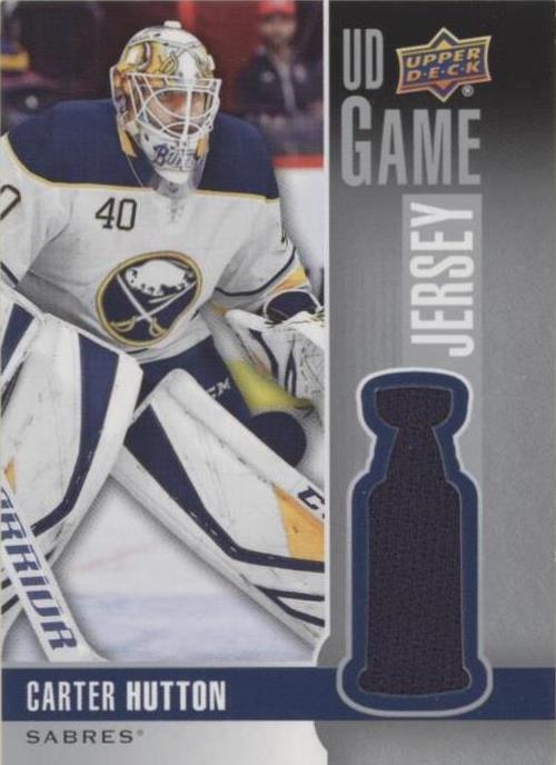 2019-20 Upper Deck - Ud Game Jersey Carter Hutton #GJ-CA (MEM) for sale ...