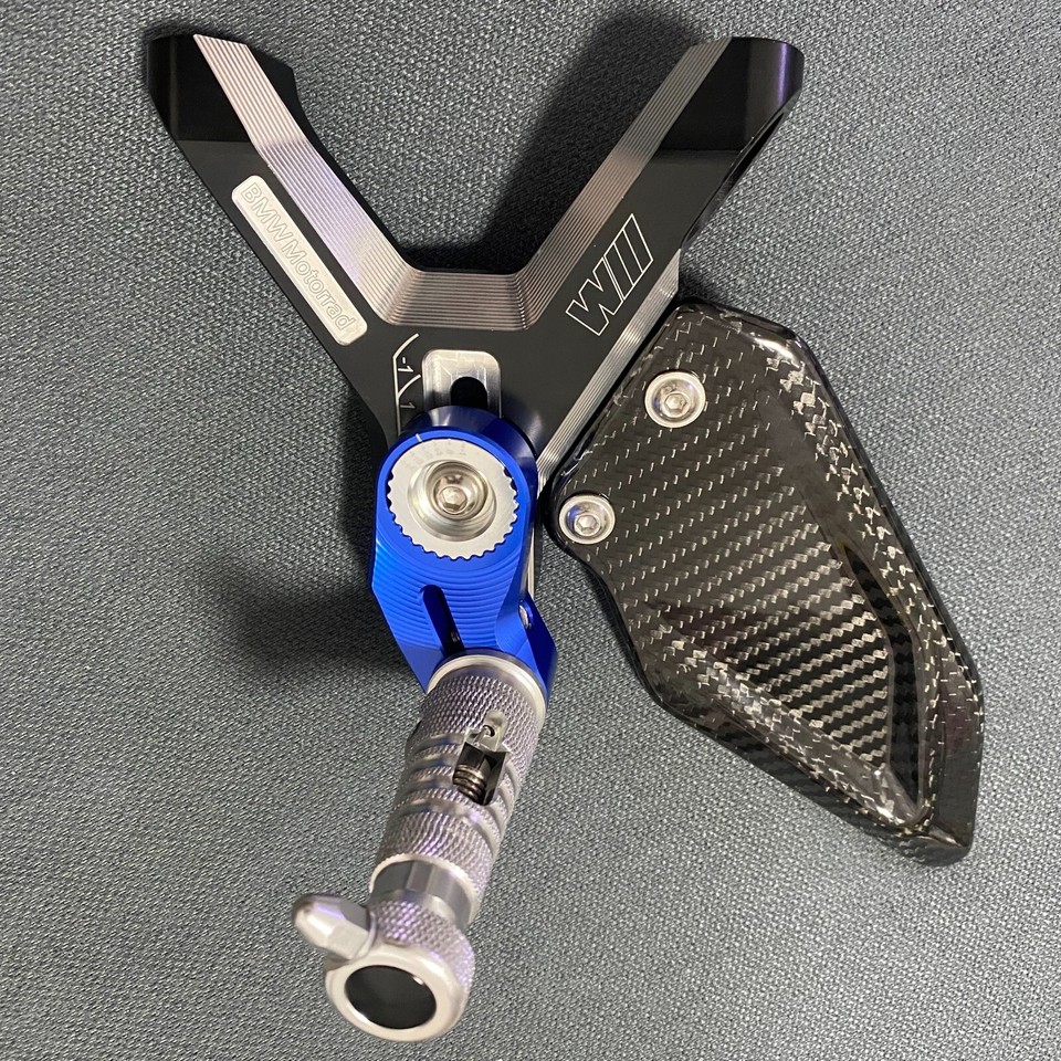 For BMW S1000RR M1000RR Footrest Kit Foot Peg Rear Adjustable Footrest ...