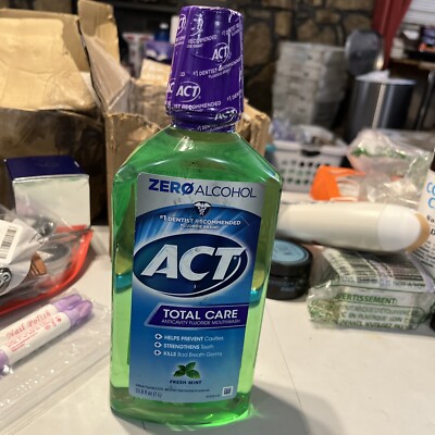 Act Zero Alcohol Total Care Fresh Mint 33.8oz | eBay