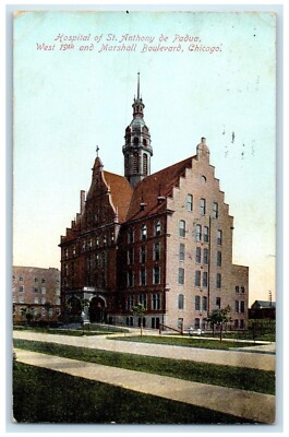 1910 Hospital St. Anthony De Padua Marshall Boulevard Chicago Illinois ...