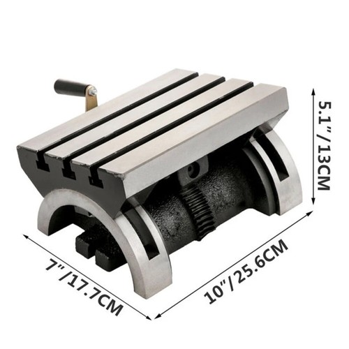 Adjustable Rotary Worktable Tilting Milling Table Machine with 3 T ...