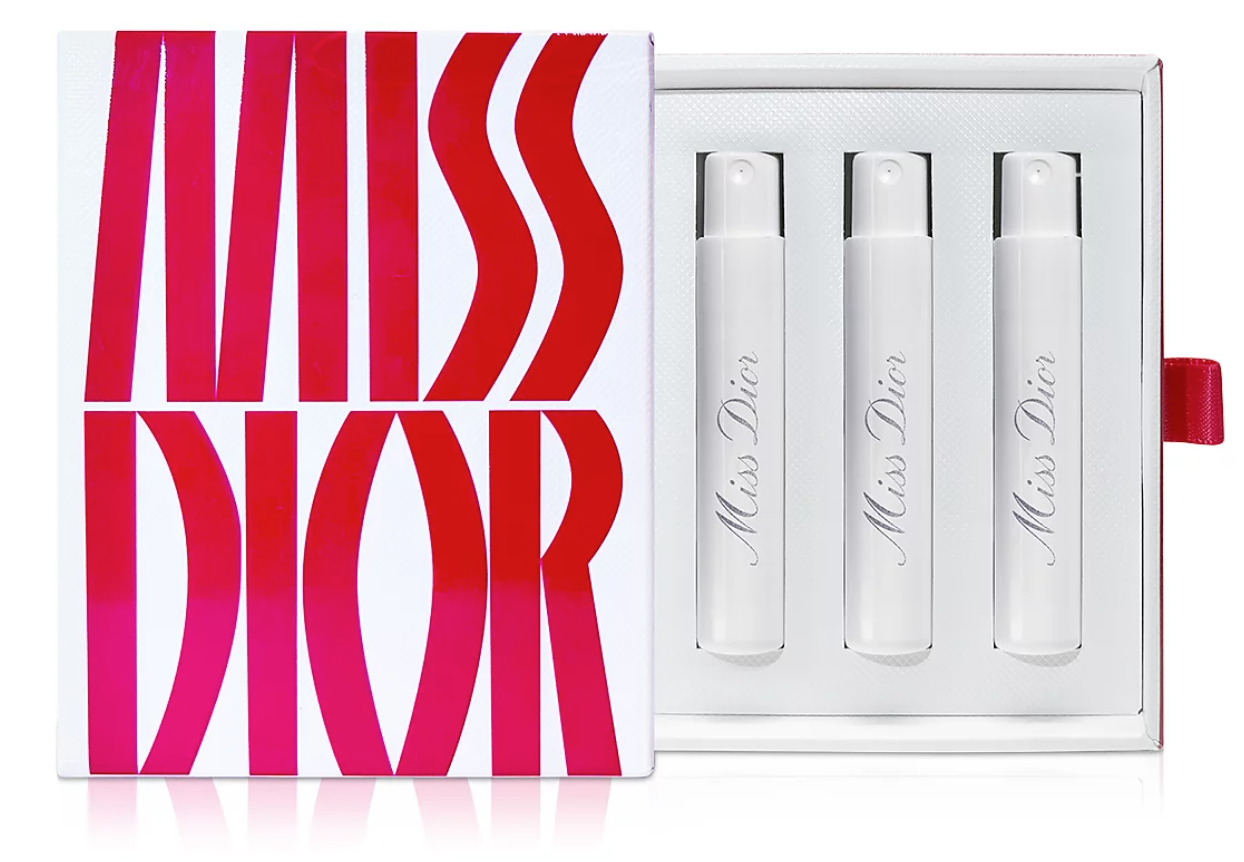 Dior Perfume 3 Samples Gift Set Miss Dior, Miss Dior Blooming Bouquet ...