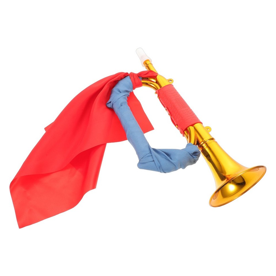 Trumpet Horn Toy: Handheld Air Horn Bugle Instrument - Cheer Party ...