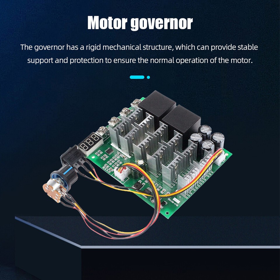 DC10V-55V Motor Driver Module 100A Max 60A DC Motor Controller with ...