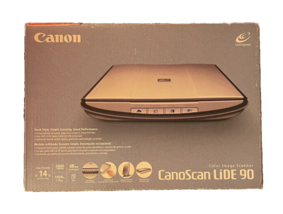 NEW CanoScan Lide 90 Color Image Scanner w/ USB Cable, CD and Manual ...