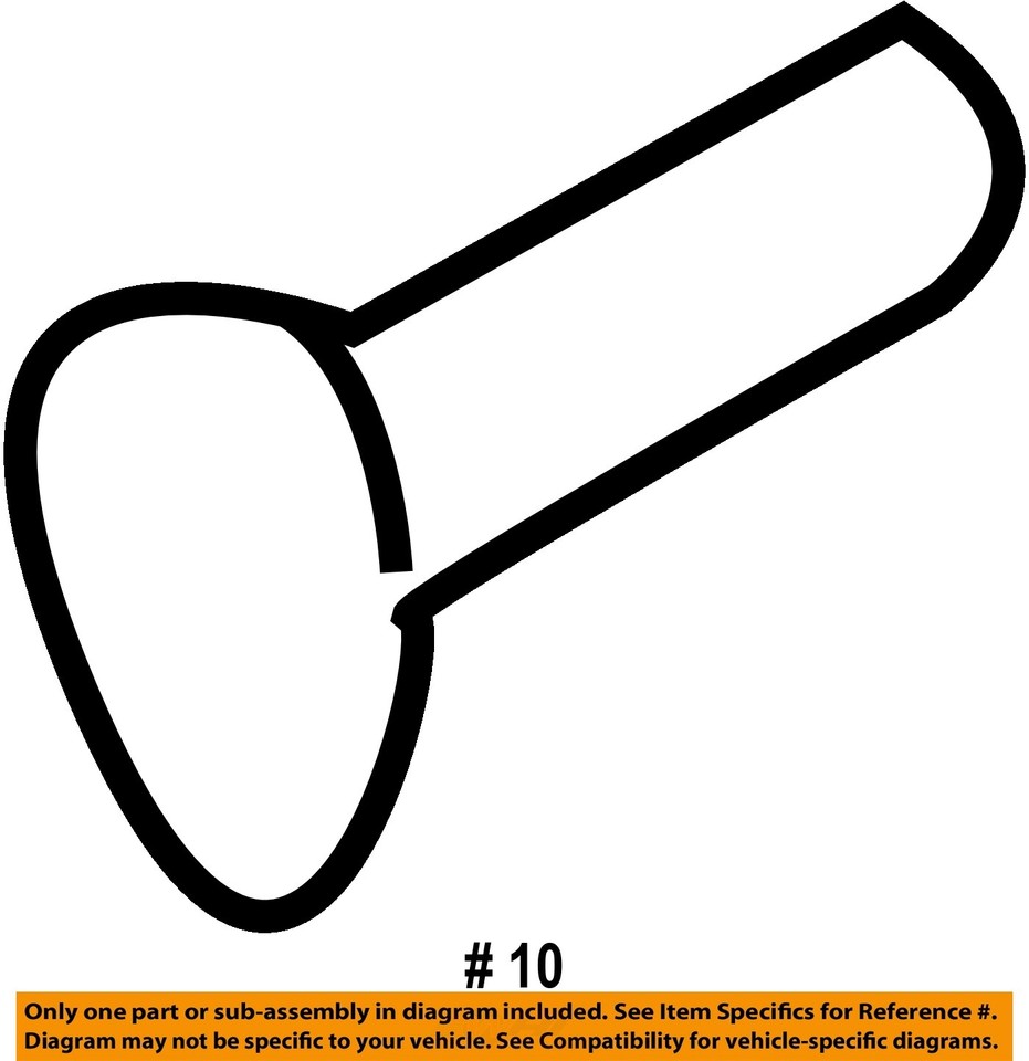 GM OEM 97-19 Escalade Cab Interior Trim-Lock Pillar Trim Retainer Clip ...