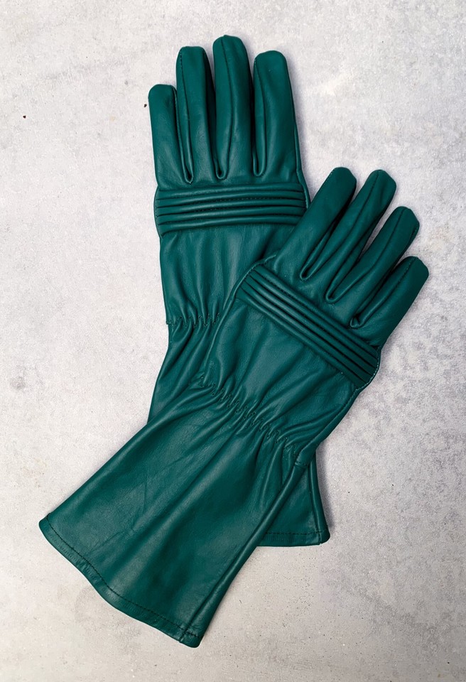 Ranger Hero Gloves for Cosplay /Long gauntlet/ Genuine Leather/ Unisex ...