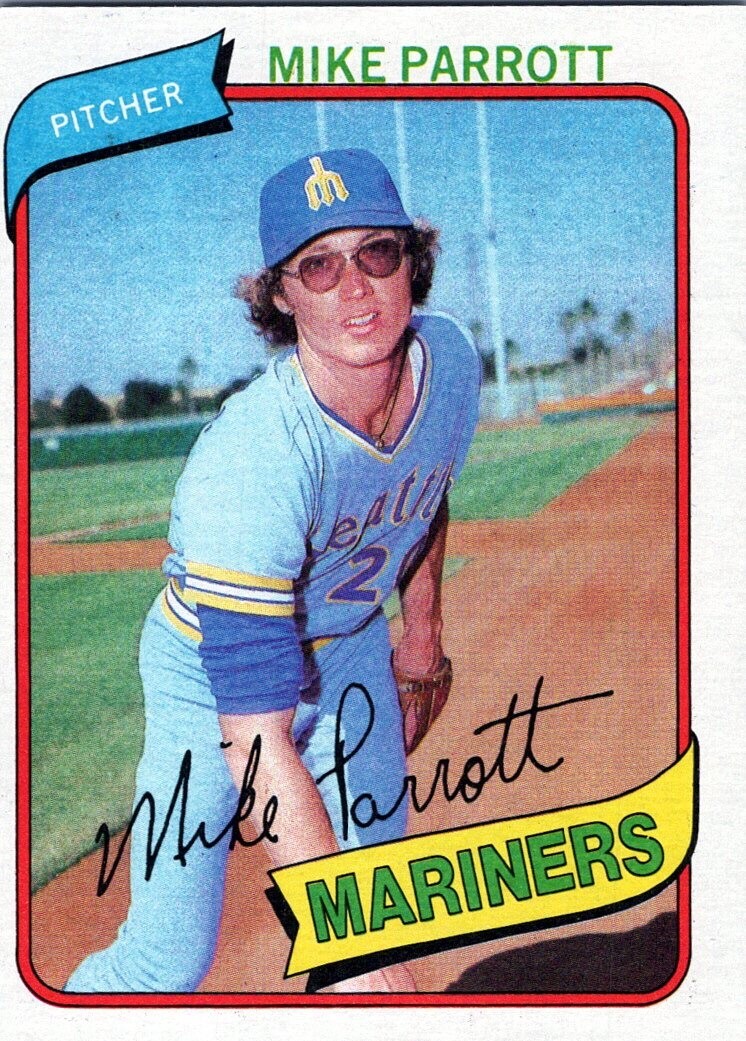1980 Topps #443 Mike Parrott Seattle Mariners EX-MT | eBay