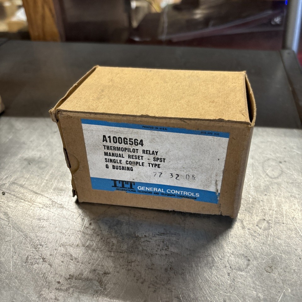ITT General Controls Thermopilot Relay 125VA A100G564 *READ* VTG Single ...
