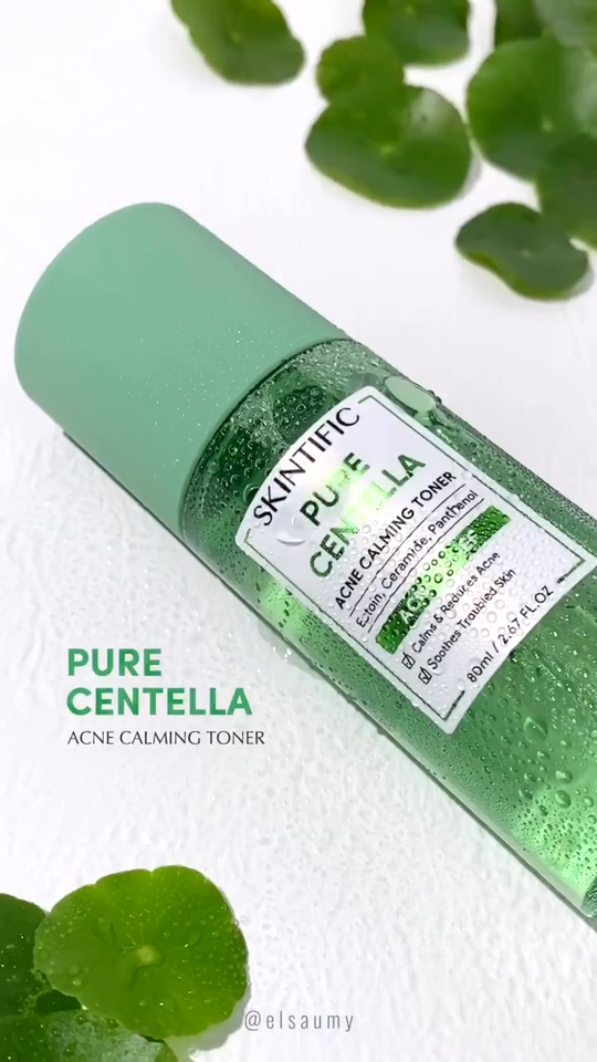 🔥SKINTIFIC🔥Pure Centella Acne Calming Toner 80ml Toner Exfoliating ...