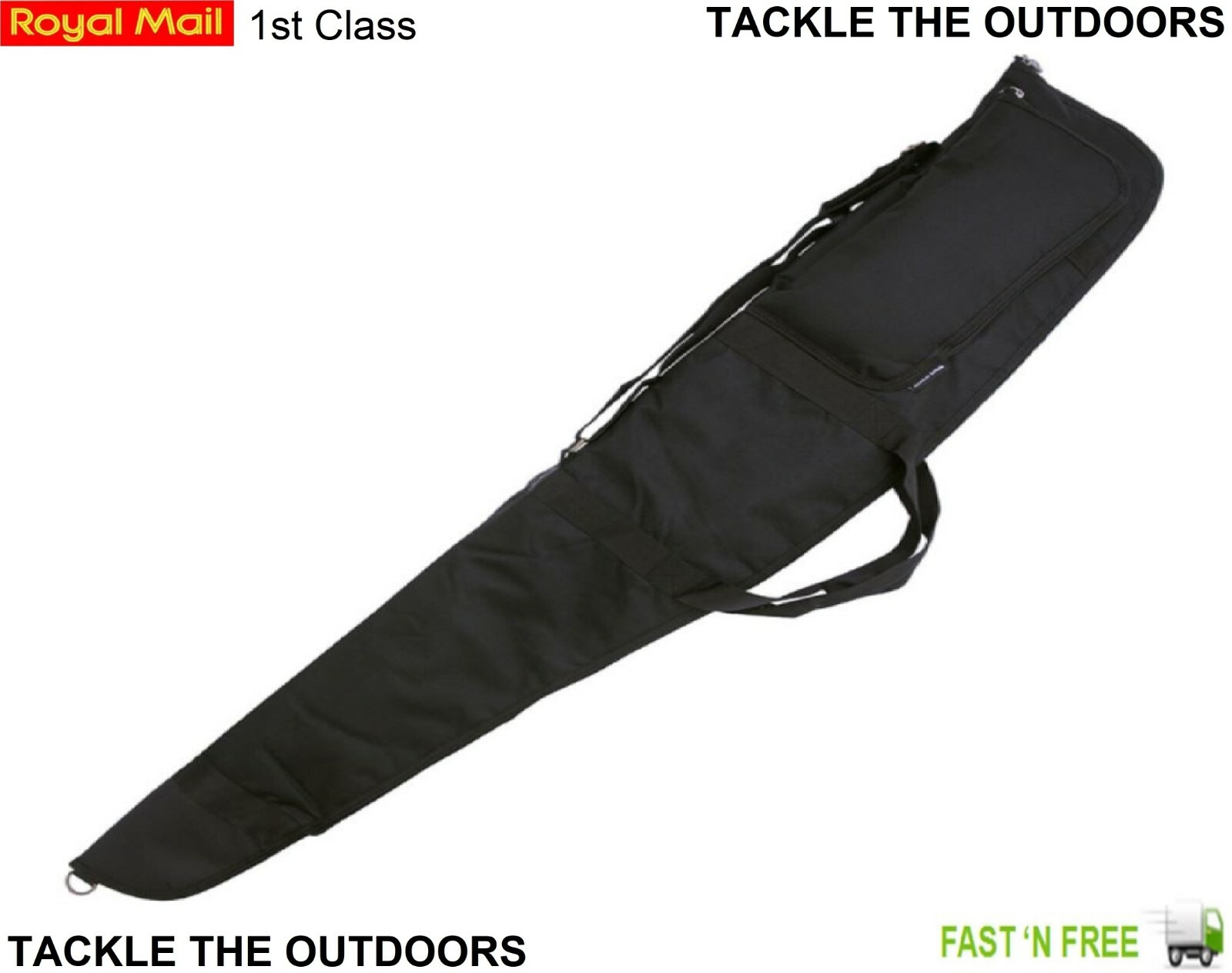 Padded Air Rifle Gun Carry Case Black Or Camo Includes Pocket - Shotgun ...