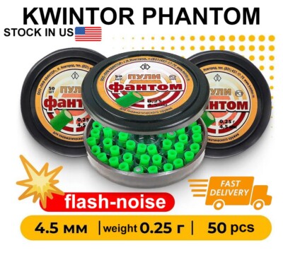 Kvintor Phantom Kwintor Phantom 4.5 mm .177 cal. 50 pcs pellets for ...