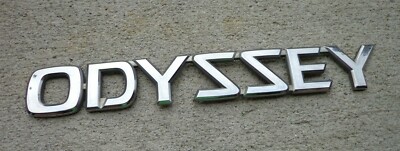 Honda Odyssey Trunk Emblem Badge Decal Logo Rear Chrome | Genuine OEM ...