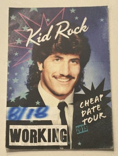 Kid Rock Concert Detroit DTE Working Sticker Ticket Stub Vinyl Decal 8 ...